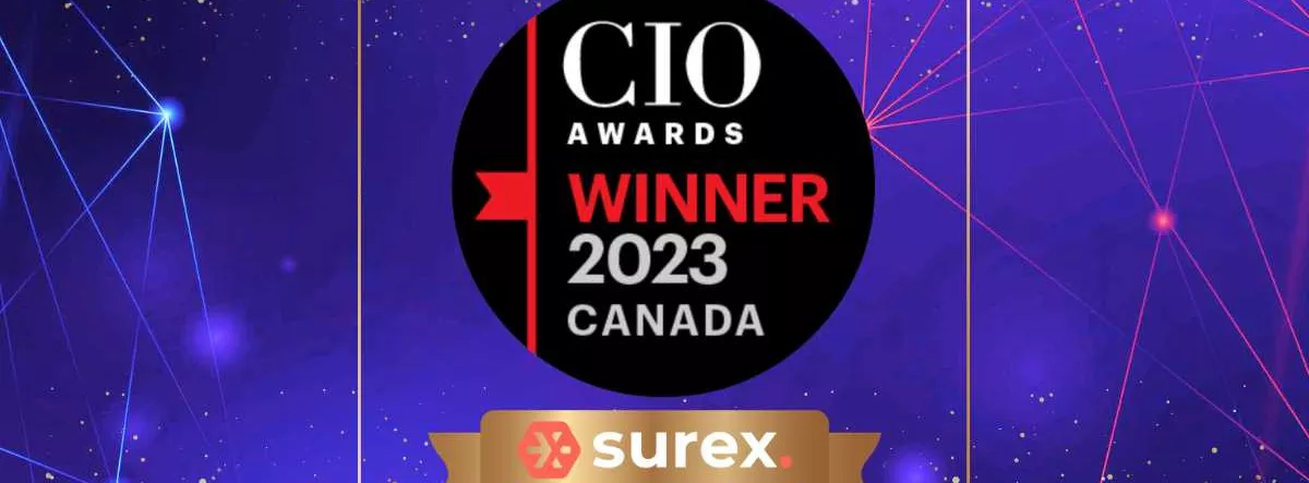 CIO AWARDS CANADA WINNER | Surex